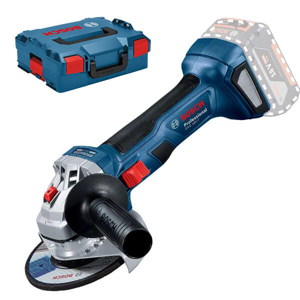 Amoladora Bosch GWS 18V-7 125 mm Professional + L-Boxx