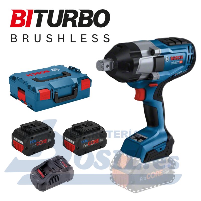 Atornillador De Impacto Biturbo Gds 18v 1050h Bosch