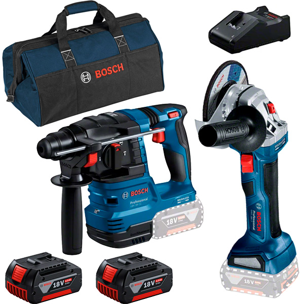 Kit Bosch GWS 18V-10 + GBH 18V-22 » Ferreteria Dosil