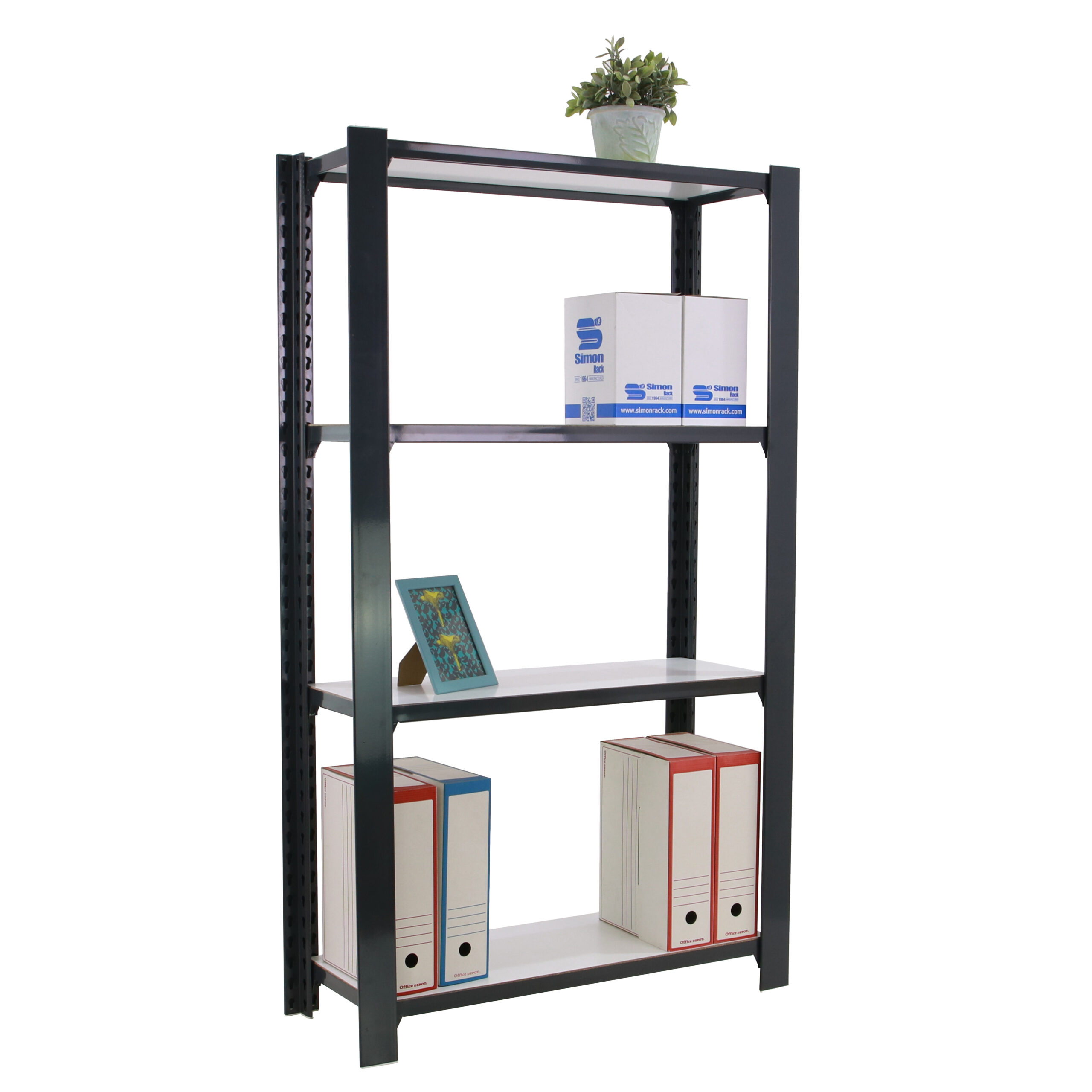 Officlick 4/300 Wood I.M. Antracita/Blanco - Ferreteria Dosil